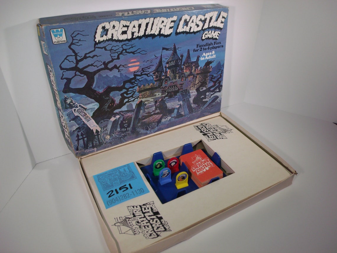 1970's Whitman/ Creature Castle Board Game - Etsy