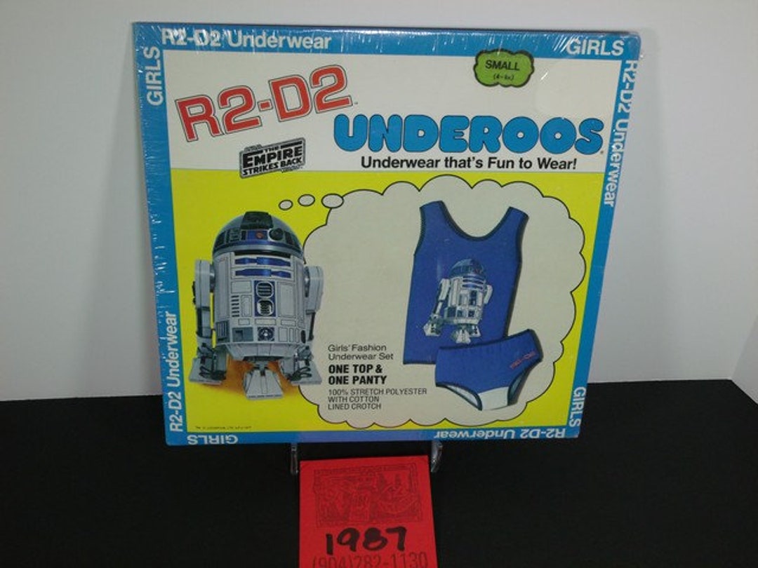 1980's Star Wars/empire Strikes Back-r2d2 Ladies Underoos-mint in ...