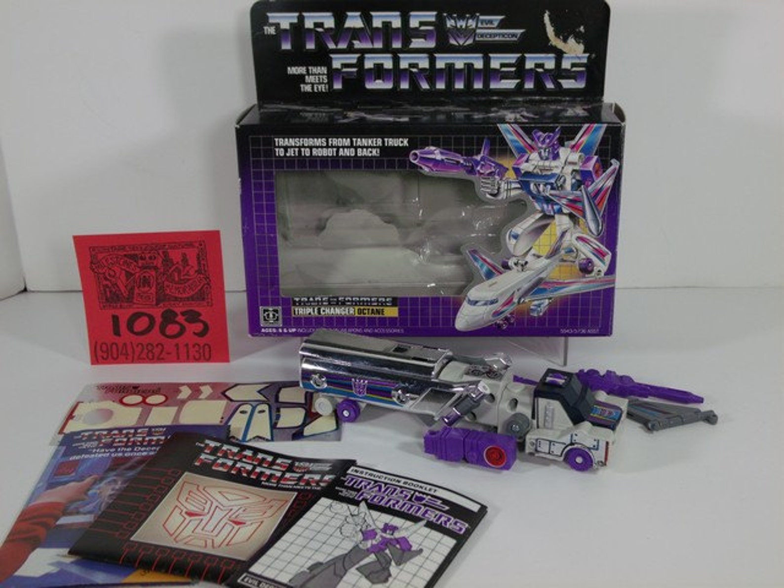 1986 Hasbro G1 Transformer-triple Change Octane | Etsy