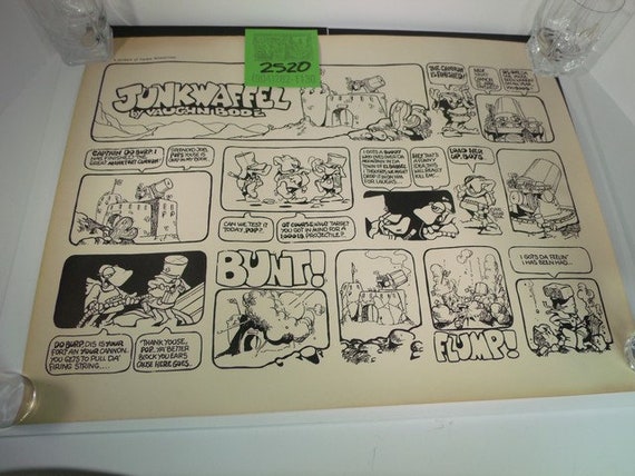 1970's Vaughn Bodejunkwaffen Poster-new Old - Etsy
