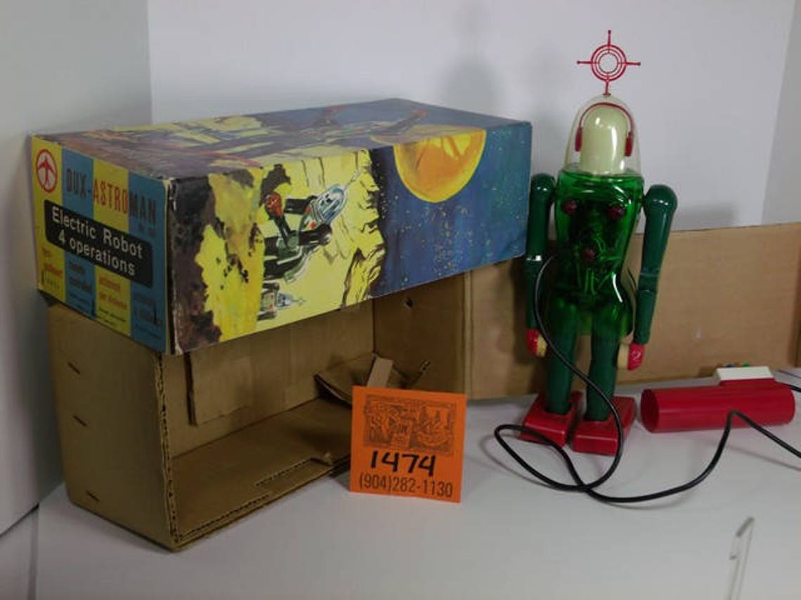 1950's Dux Astroman Robot With Box | Etsy