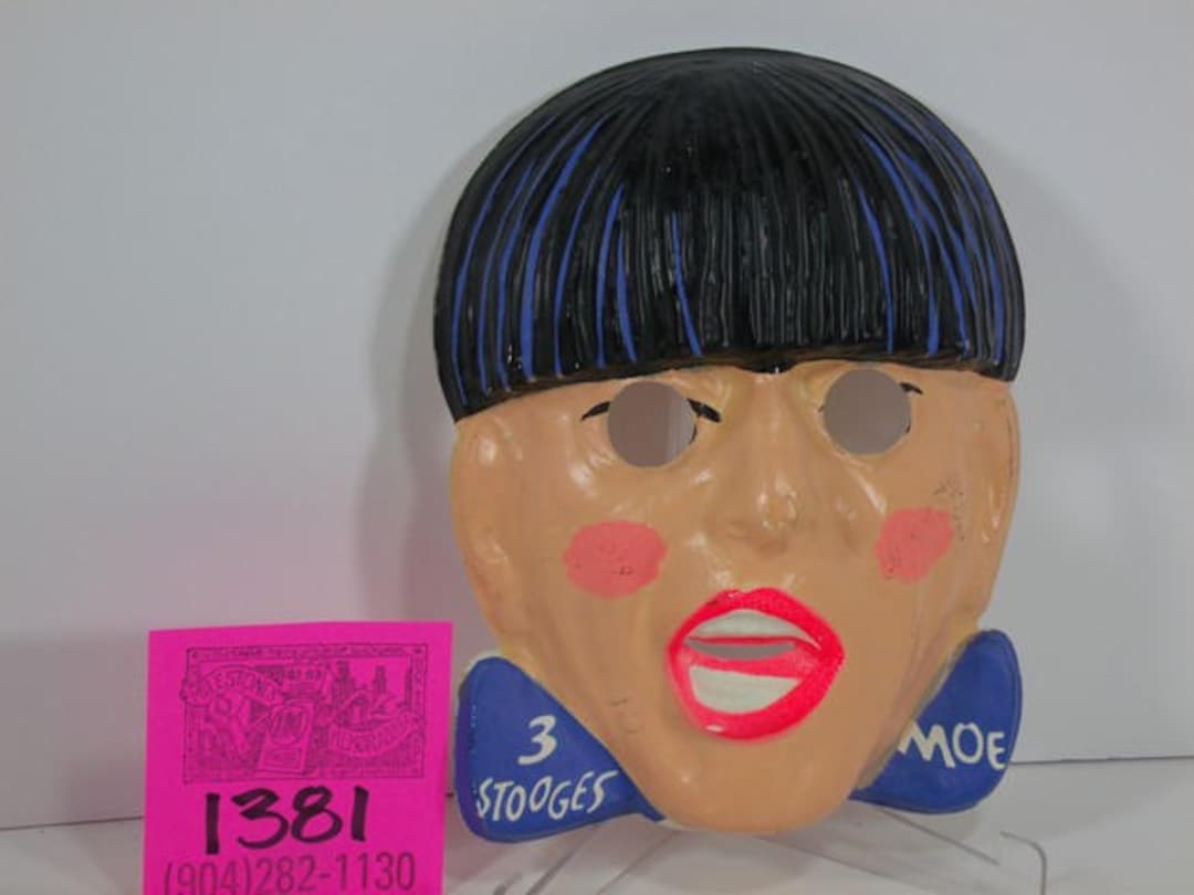 1960's Moe (3 Stooges) Halloween Mask - Etsy
