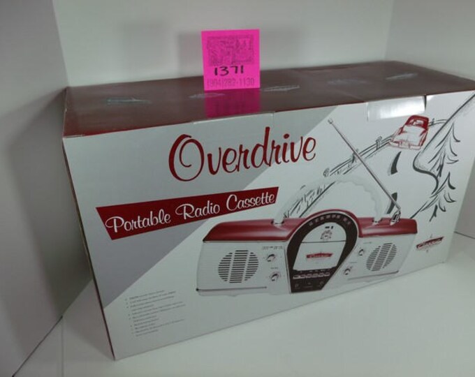 1990's Cicena Classic Overdrive AM/FM W/cassette mint in Box - Etsy