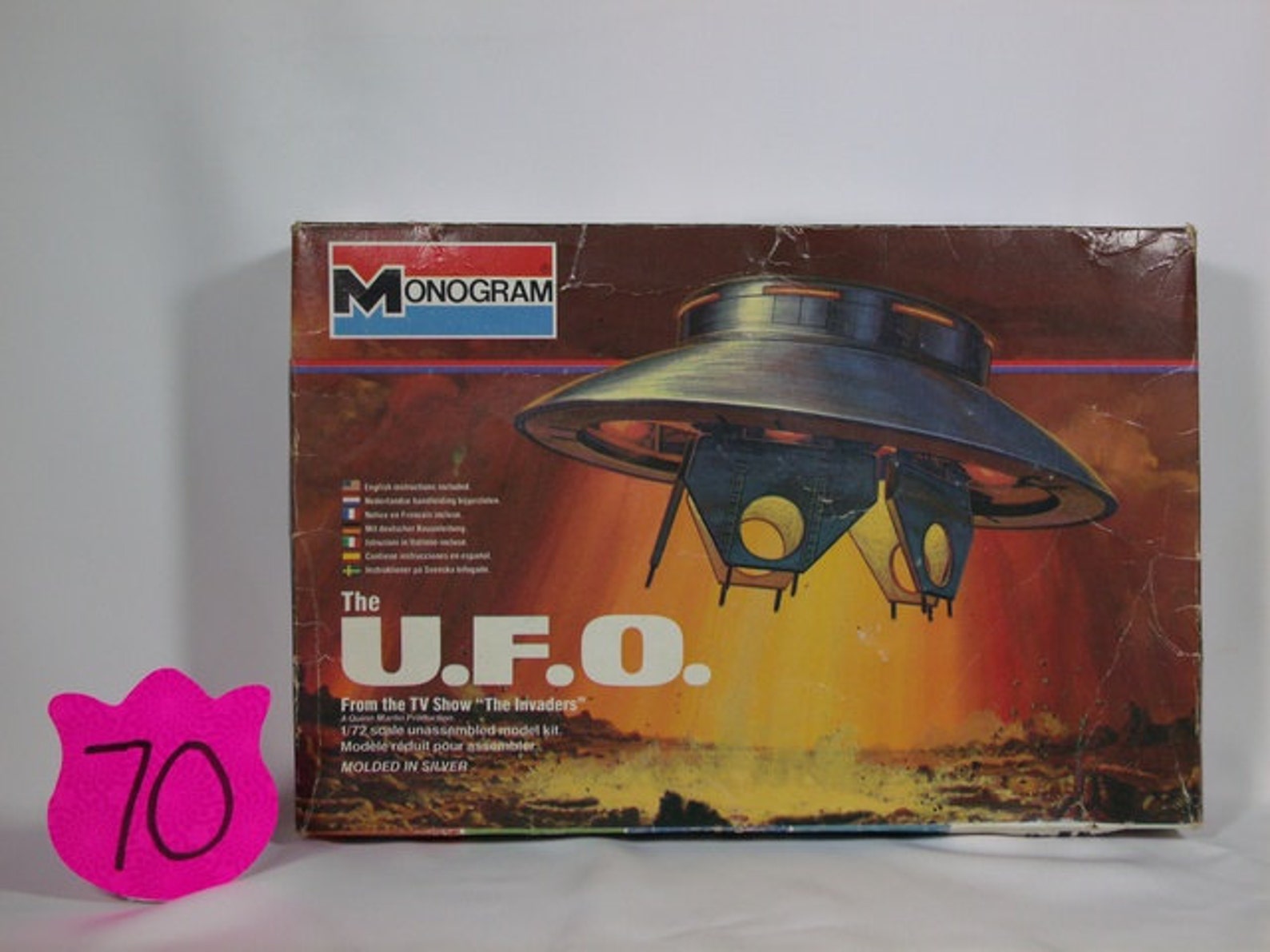 1966 Monogram UFO From the Invaders Model Kit Original Issue - Etsy