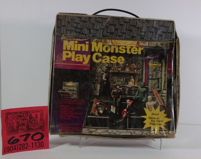 1970's Remco Mini Monsters Collectors Case - Etsy