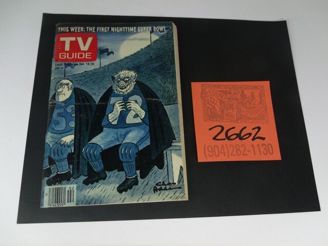 1970's TV Guide/charles Addamsfirst Night-time - Etsy