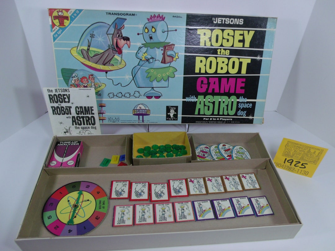 1960's Transogram "rosey the Robot and Astro" Board Game - Etsy