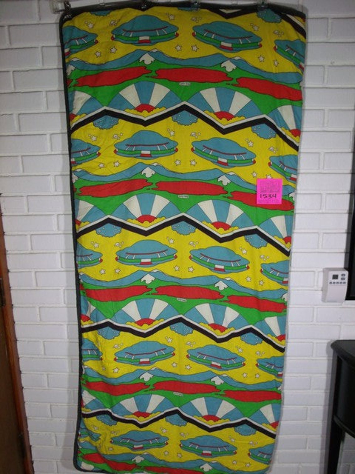 1970's Sears/peter Max Sleeping Bag With Rare Matching - Etsy