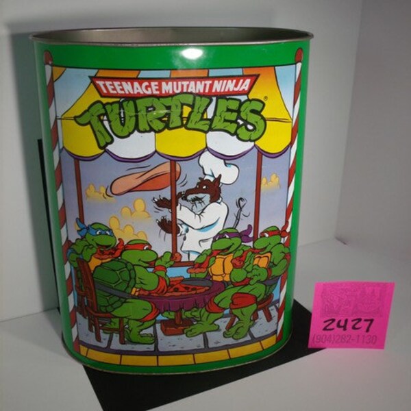 Vintage Trash Can - Etsy