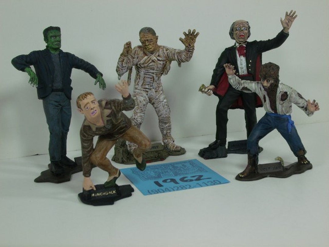 1960's Universal Monsters/marx Mexican 6" Handpainted Monster Figures ...