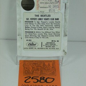 1960's Muntz/ Beatles-"sgt. Peppers" 4-track Tape Cartridge - Etsy