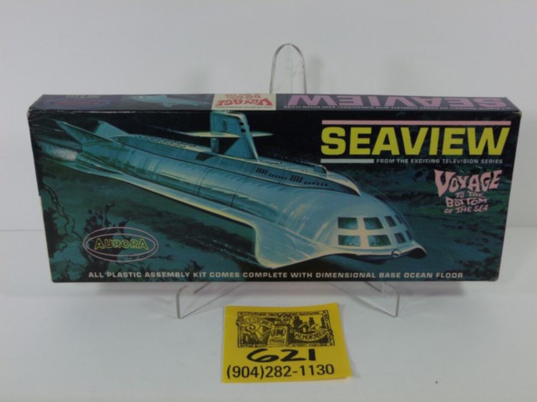 1966 Aurora Seaview Submarine Kit-box Only - Etsy