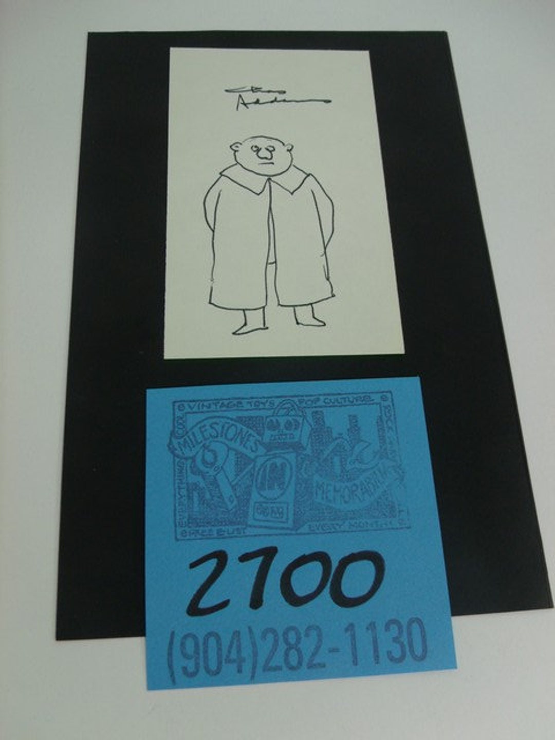 1970's Charles Addams/ Signed "fester" Sketch - Etsy