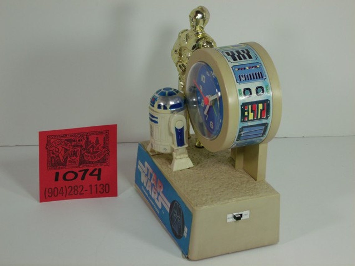1977 Bradley Starwars Talking C3PO and R2D2 Clock - Etsy