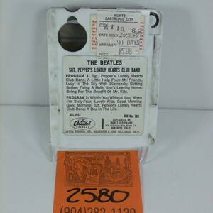 1960's Muntz/ Beatles-"sgt. Peppers" 4-track Tape Cartridge - Etsy