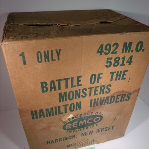 1970's Remco/hamilton Invaders-"battle of the Monsters"-original ...