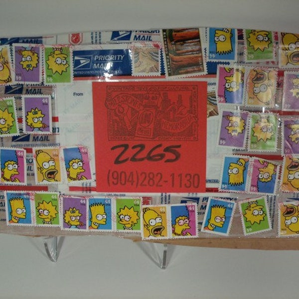 Simpsons Stamps - Etsy