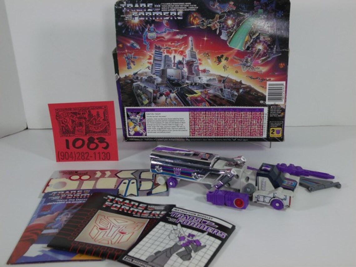 1986 Hasbro G1 Transformer-triple Change Octane | Etsy