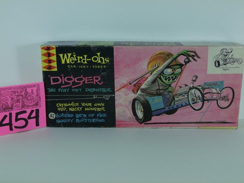 1963 Hawk Weird ohs Digger Model Kit original issue | Etsy