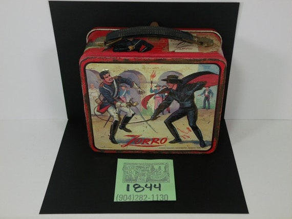 1950's Alladin "Zorro" Lunch Box - Gem