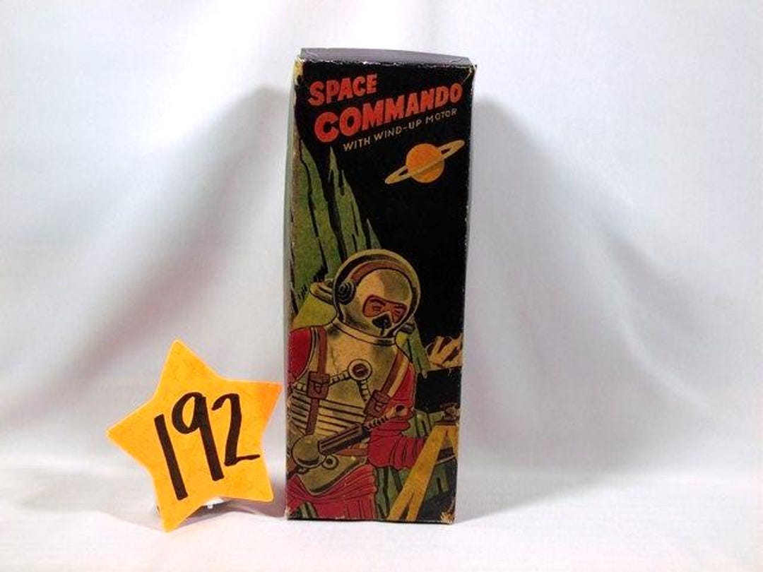 1950's Space Commando Repro Box - Etsy
