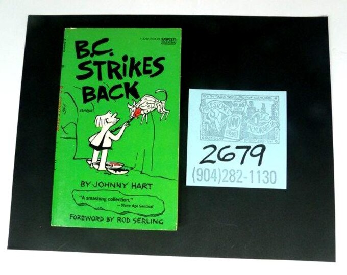 1960's Johnny Hart-"b.c.strikes Back!-paperback - Etsy