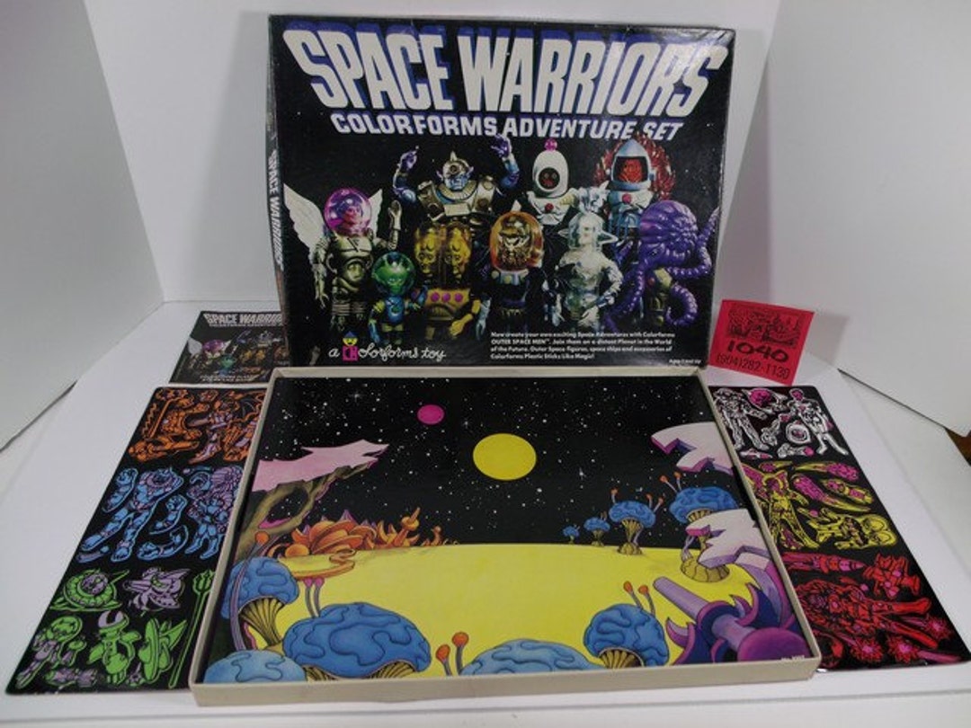 1970's Colorforms Space Warriors Set - Etsy