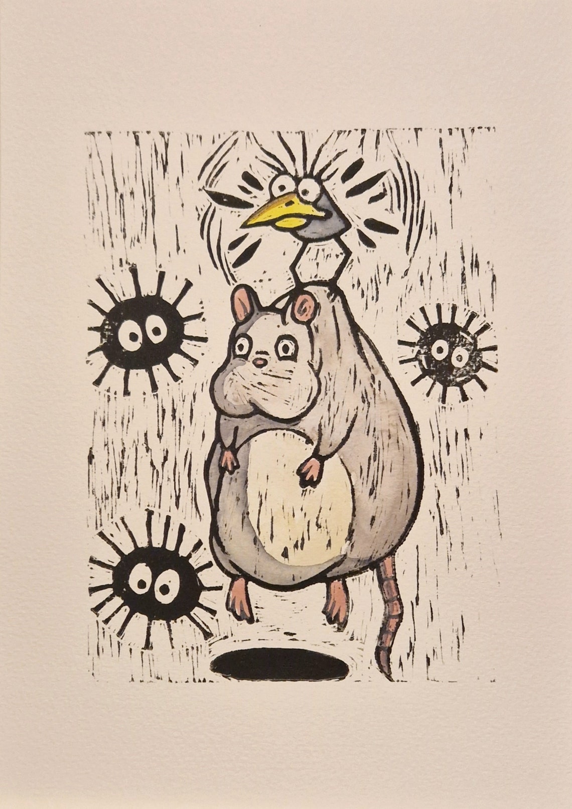 Spirited Away Boh Mouse and Yu Bird - Etsy