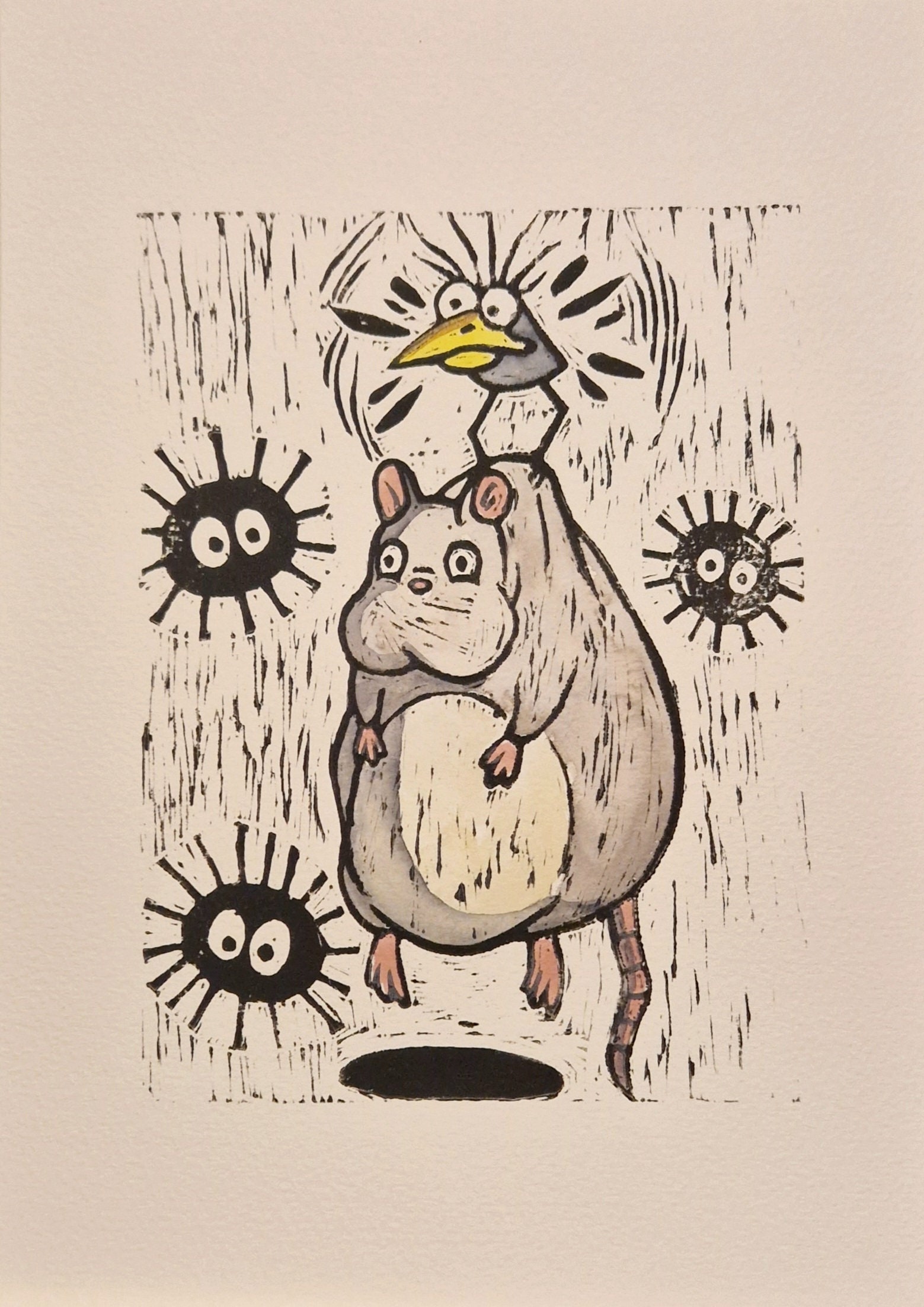 Spirited Away Boh Mouse and Yu Bird - Etsy