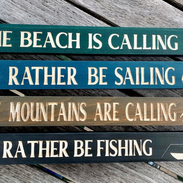 Skinny Wood Sign - Etsy