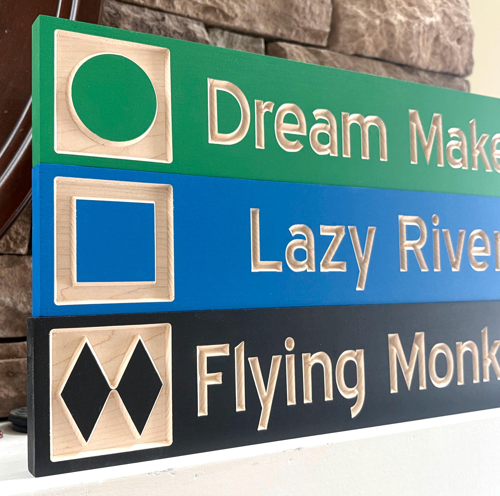 Personalized Carved Rustic Ski Trail Sign Snowboard Signs Wood Ski ...