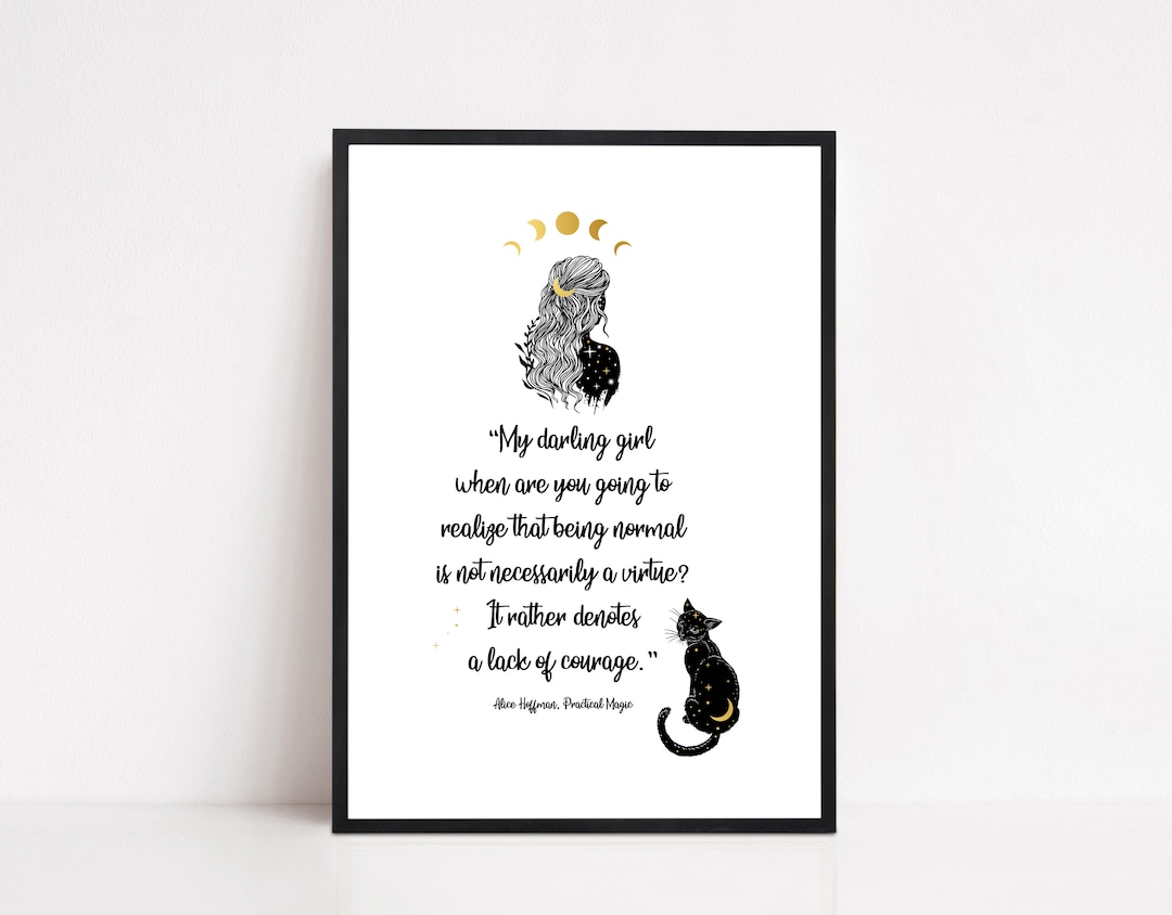 Practical Magic Quote Art Print Instant Download - Etsy