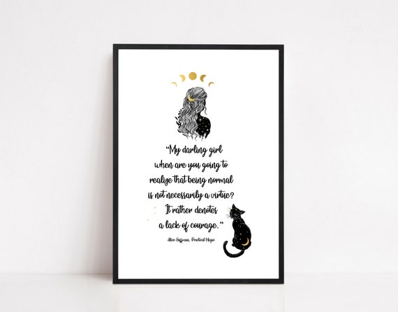 Practical Magic Quote Art Print Instant Download - Etsy