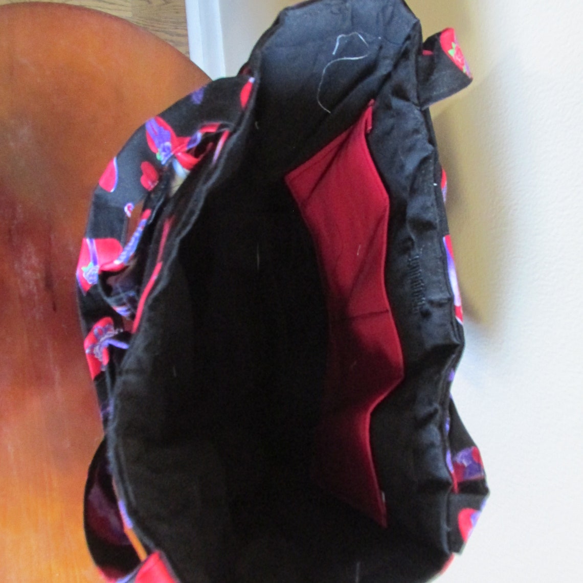 Red Hatter Bingo Bag Red and Black Bingo Bag Craft Bag - Etsy