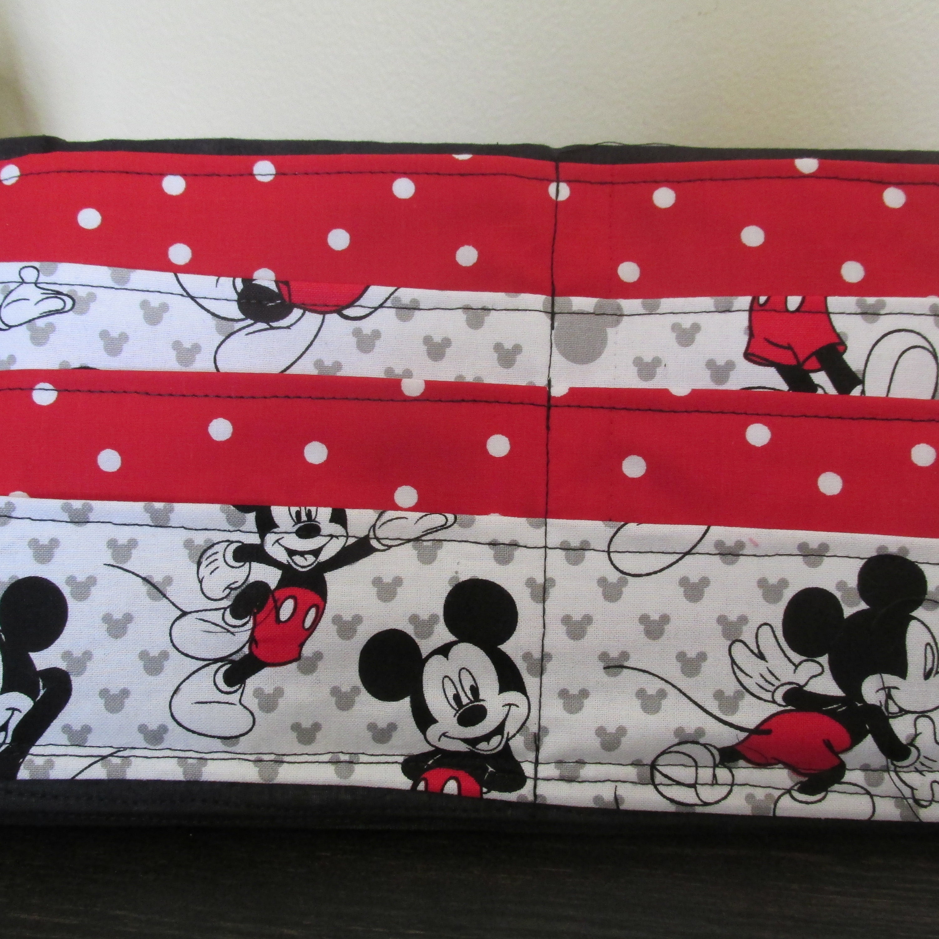 Mickey Mouse Card Holder: Trifold Standing Bingo Card Organizer - Etsy