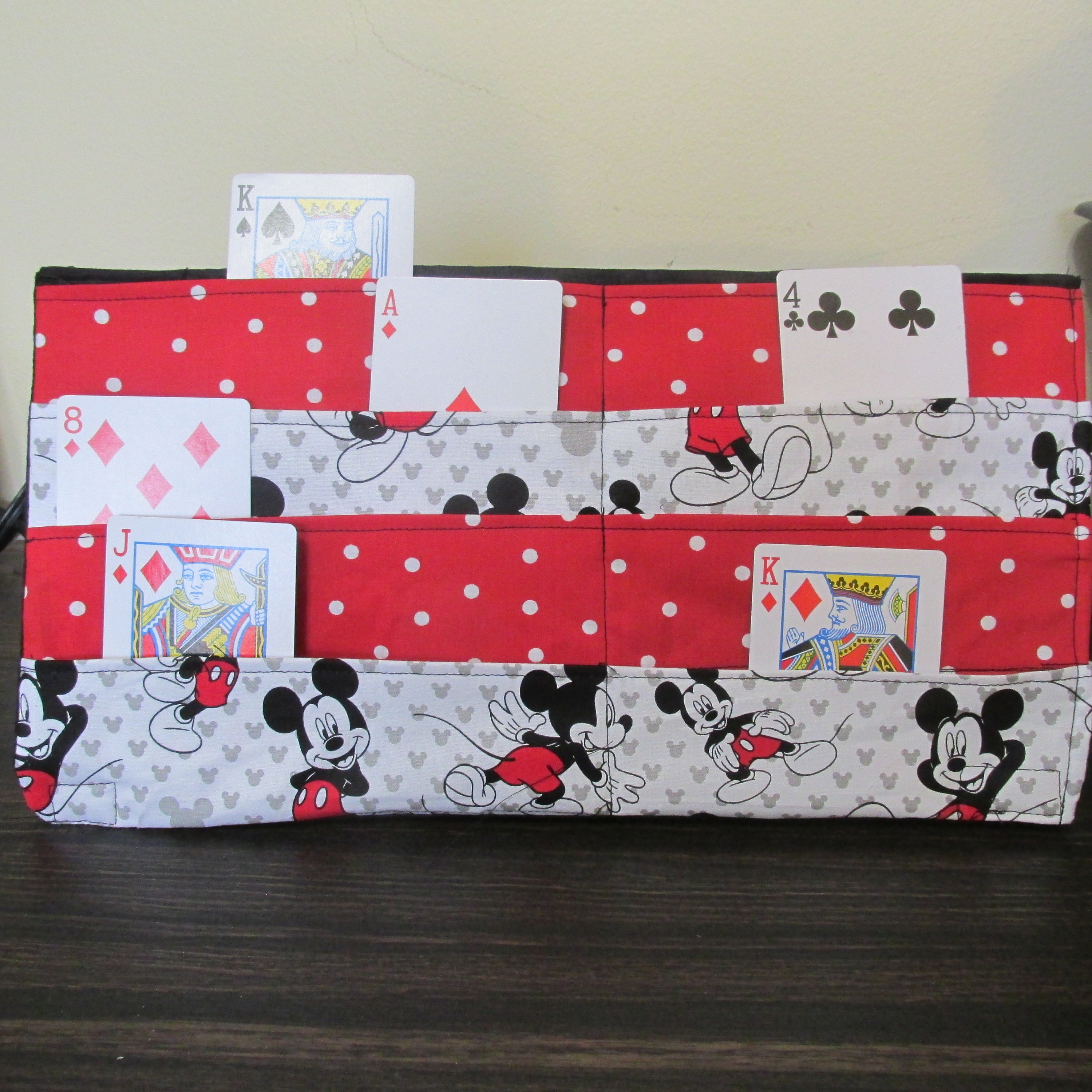 Mickey Mouse Card Holder: Trifold Standing Bingo Card Organizer - Etsy