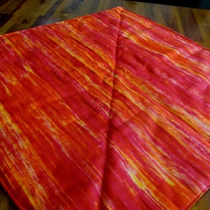 Orange Table Topper Quilted Table Topper Table Topper - Etsy