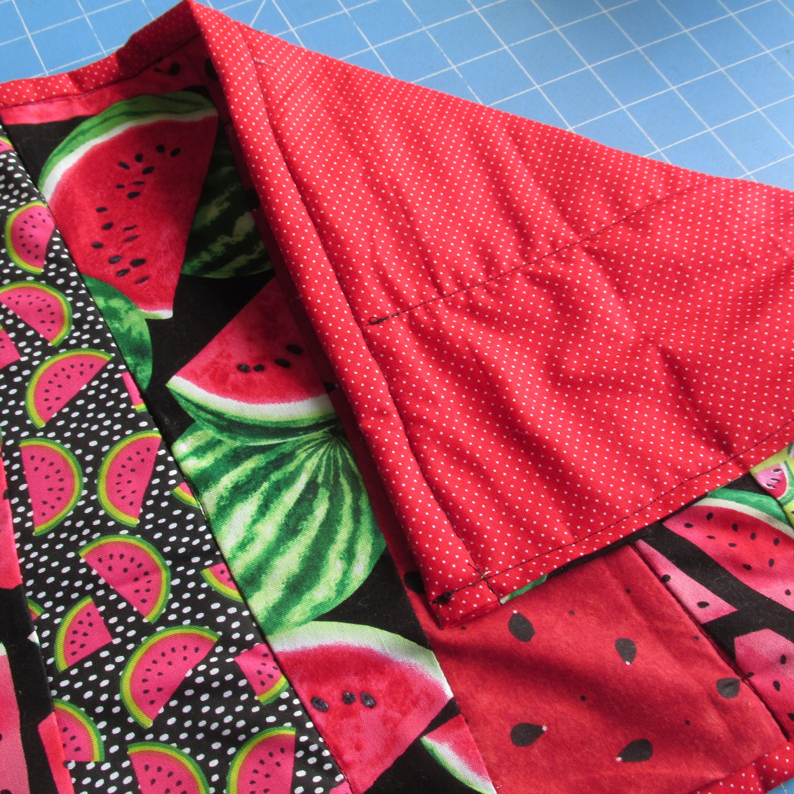 Watermelon Table Runner Quilted Table Runner Table Topper | Etsy