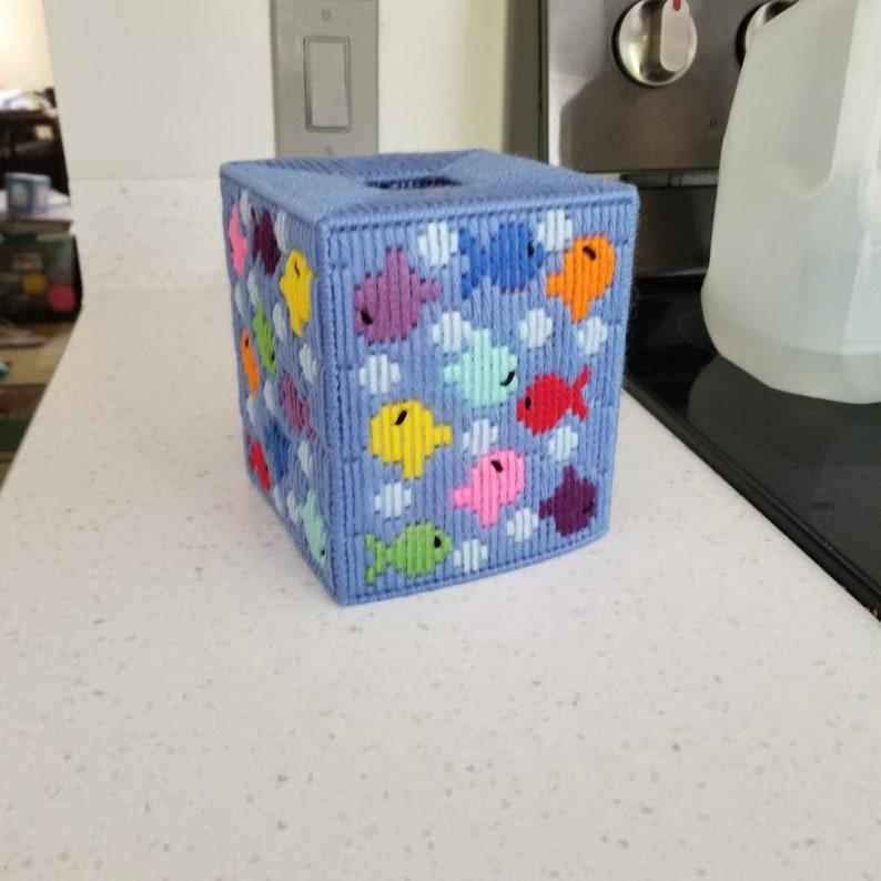 Fish Tissue Box Cover - Etsy