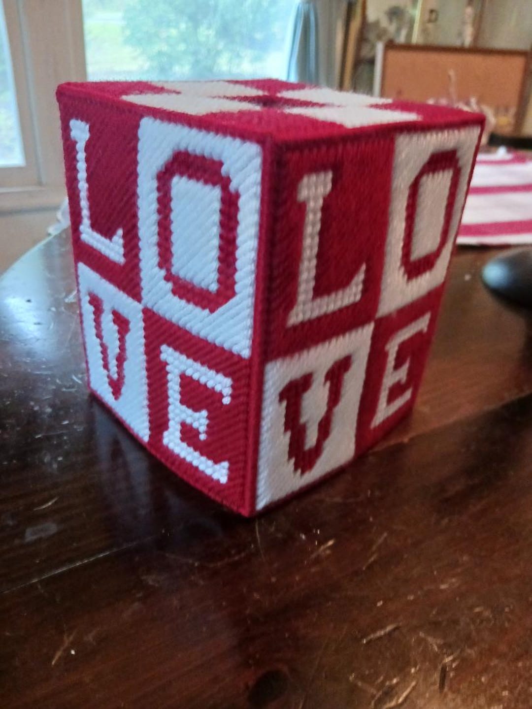 Love Tissue Box Cover - Etsy