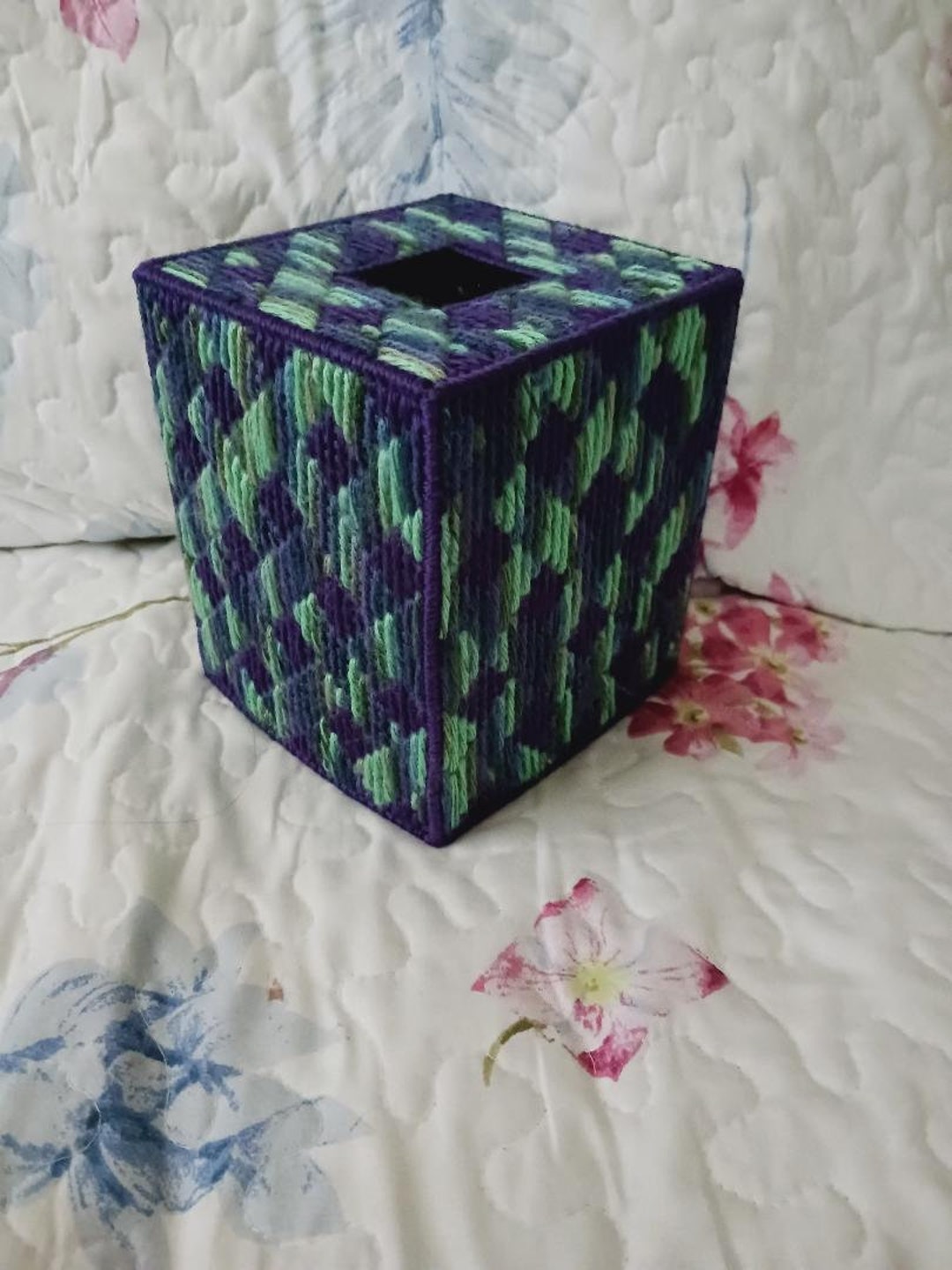 Lattice in Passion and Purple Tissue Cover - Etsy