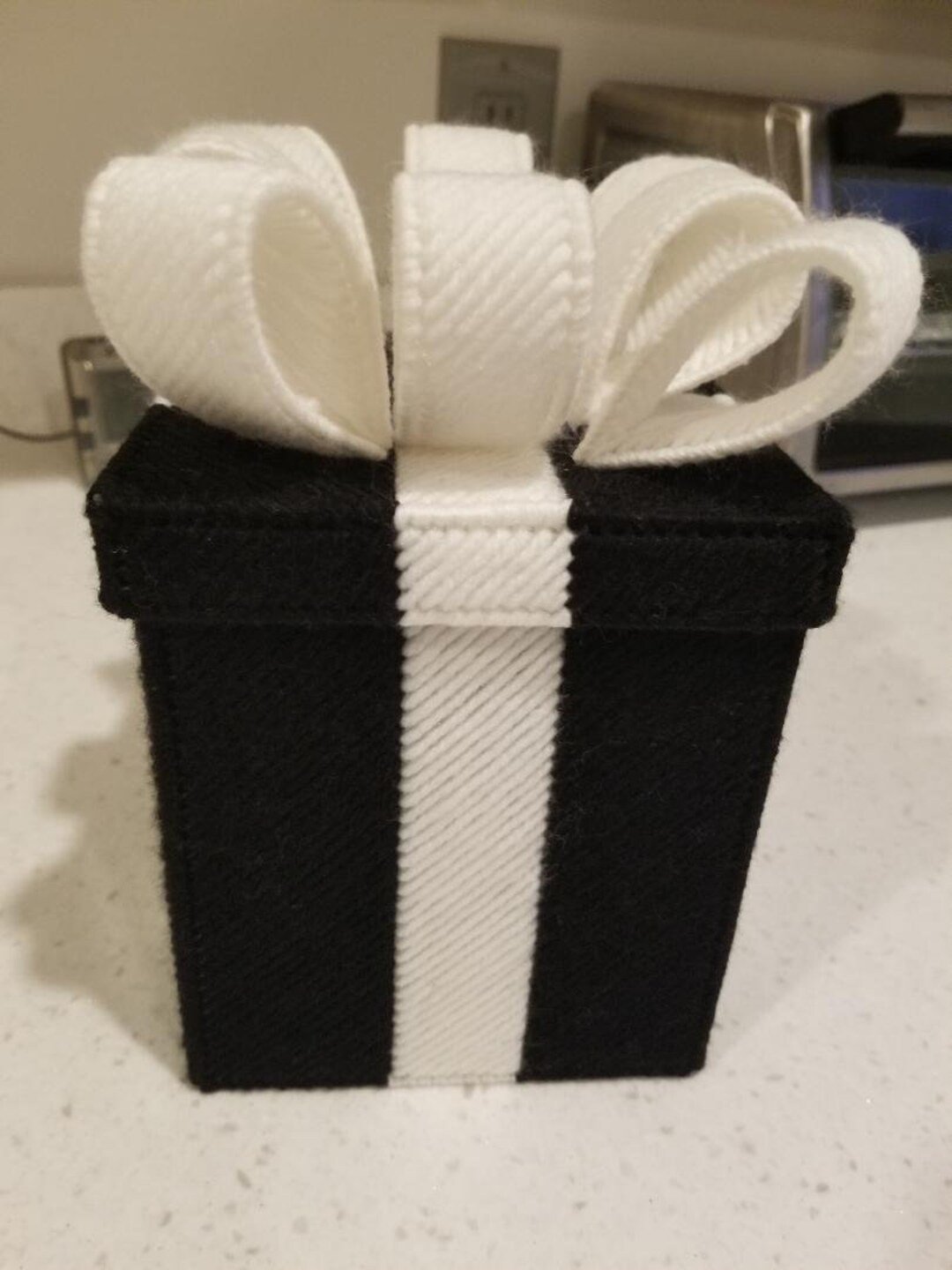 Surprise Gift Black and White Tissue Box Cover - Etsy