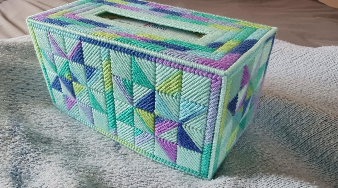 Star Wildflower Large Tissue Box Cover - Etsy