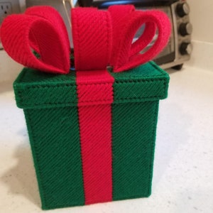Surprise Green With Red "ribbon" Gift Tissue Box Cover - Etsy