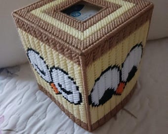 Handmade Decoupage Wooden Tissue Box Cover, Majestic Owl - Etsy