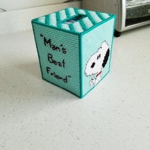 Peanuts Snoopy Tissue Box Cover - Etsy