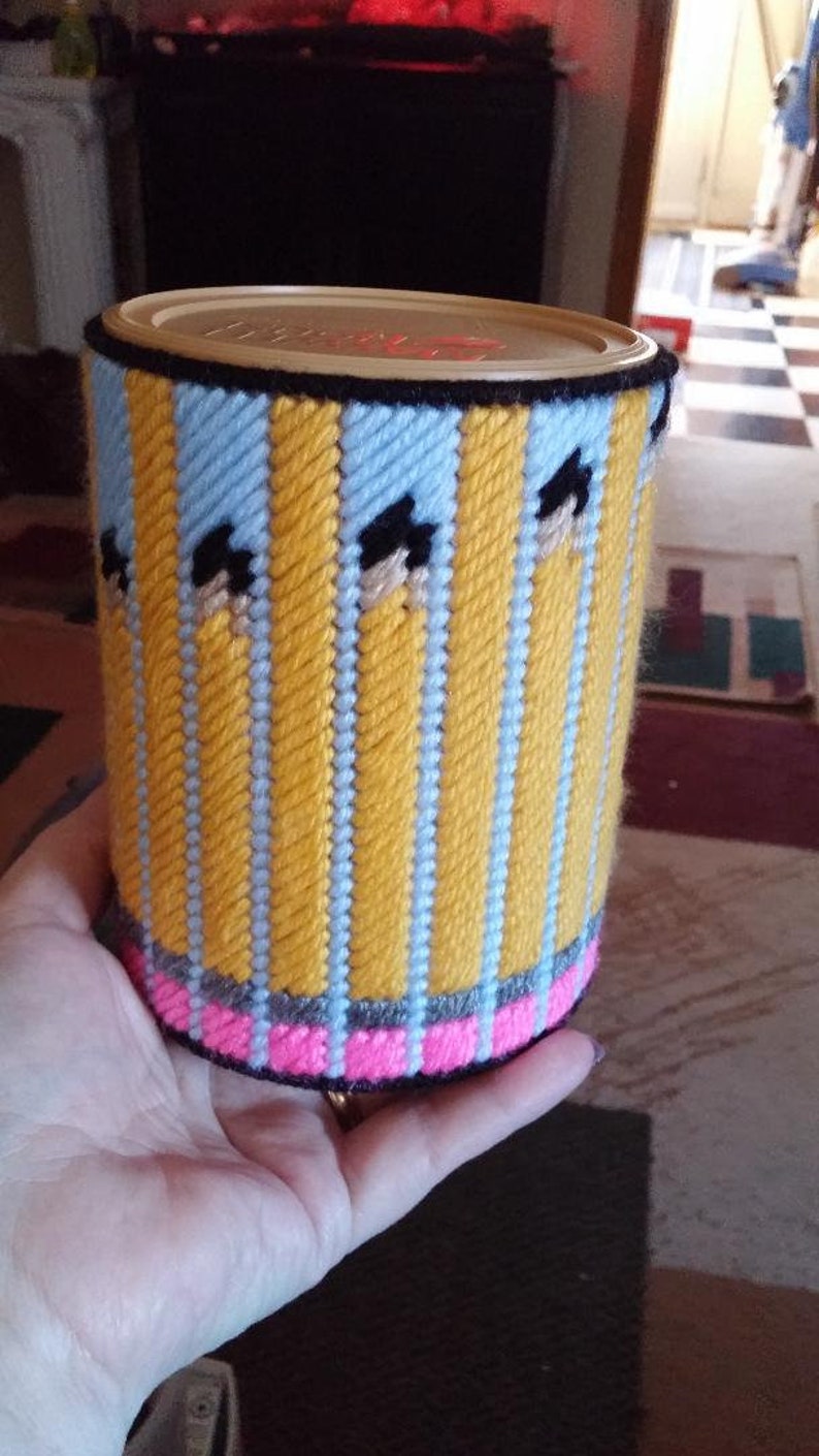 Pencils Coffee Can Cover - Etsy
