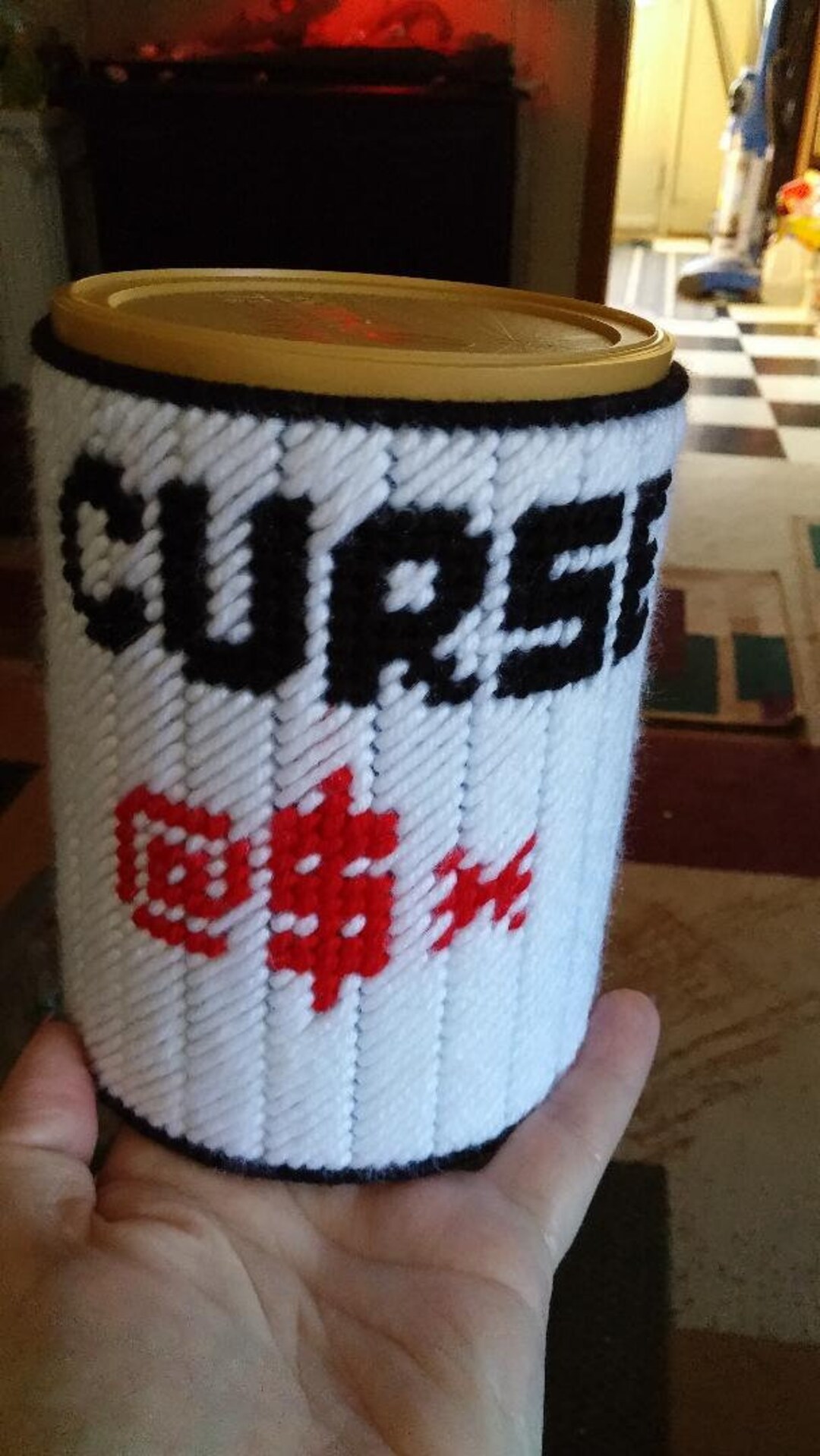 Curse Can Coffee Can Cover - Etsy
