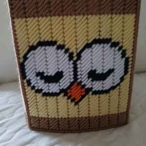 Owl Eyes in Brown Tissue Box Cover - Etsy