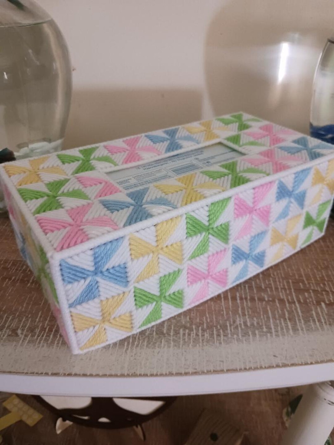 Pinwheel Pastel Tissue Cover - Etsy